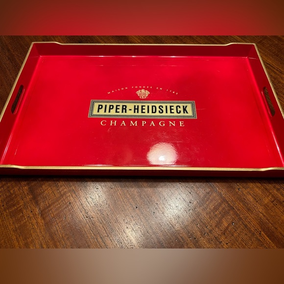 Accents | Rare Piper Heidsieck Tray | Poshmark